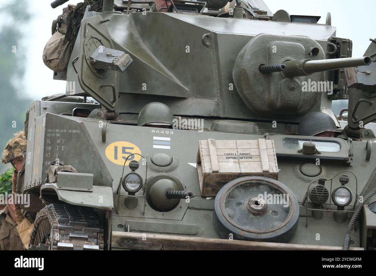 The M3 Stuart/light tank M3, was an American light tank of World War II. An improved version of ...