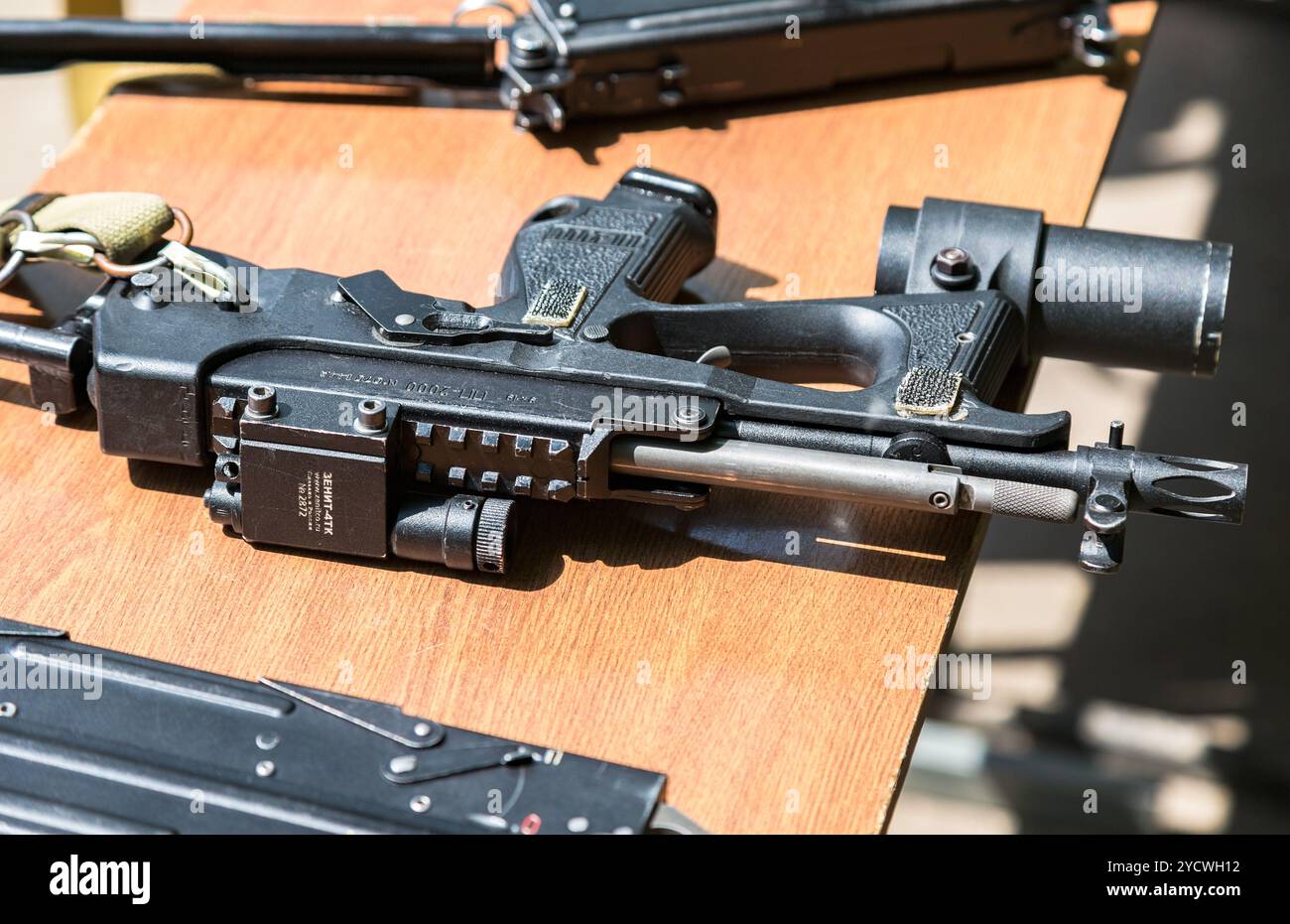 Russian firearms. Submachine gun PP-2000 Stock Photo - Alamy