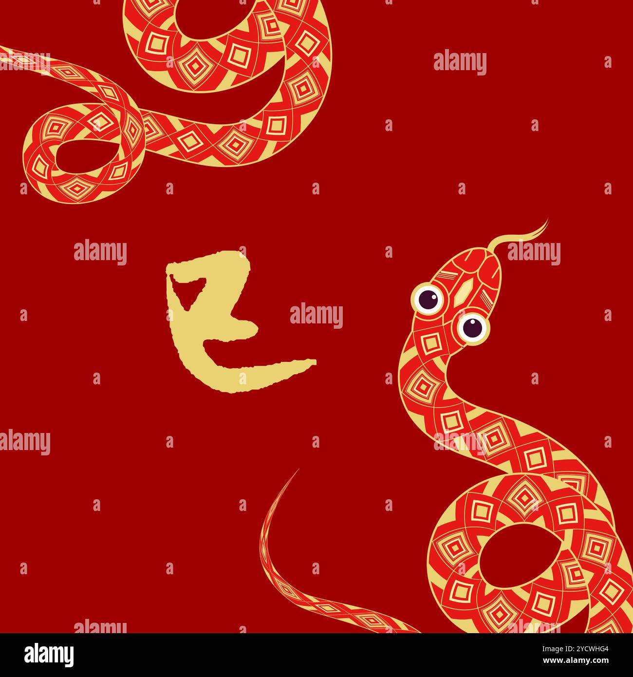 Celebrate the Year of the Snake for Chinese New Year with a modern ...
