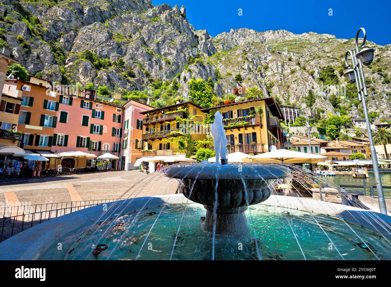 Water fountain limone sul garda hi-res stock photography and images - Alamy