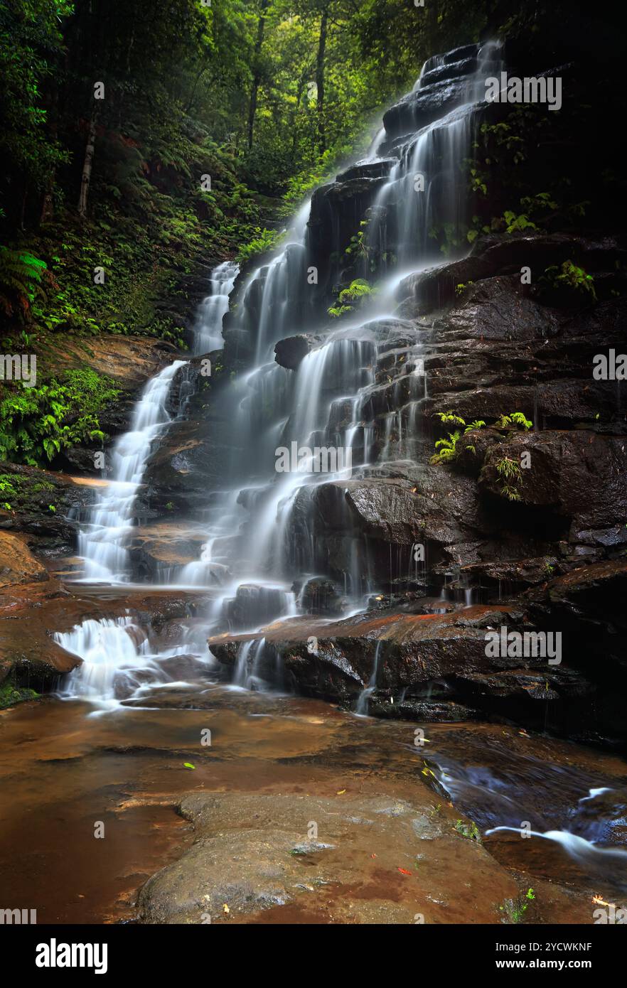 Sylvia Falls Valley of the Waters Australia Stock Photo - Alamy