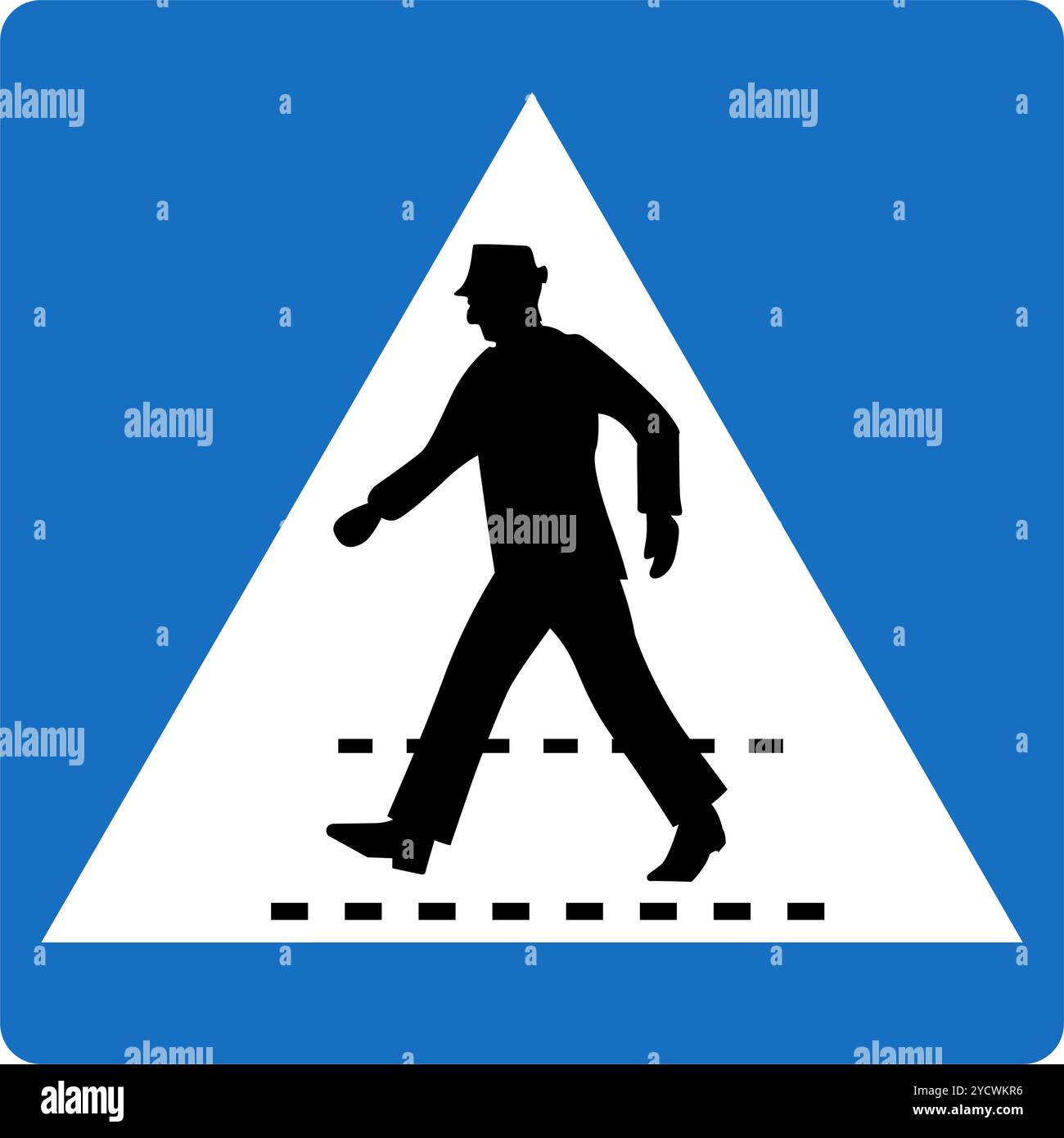 Pedestrian crossing, Informational signs, Road signs in Austria (German ...
