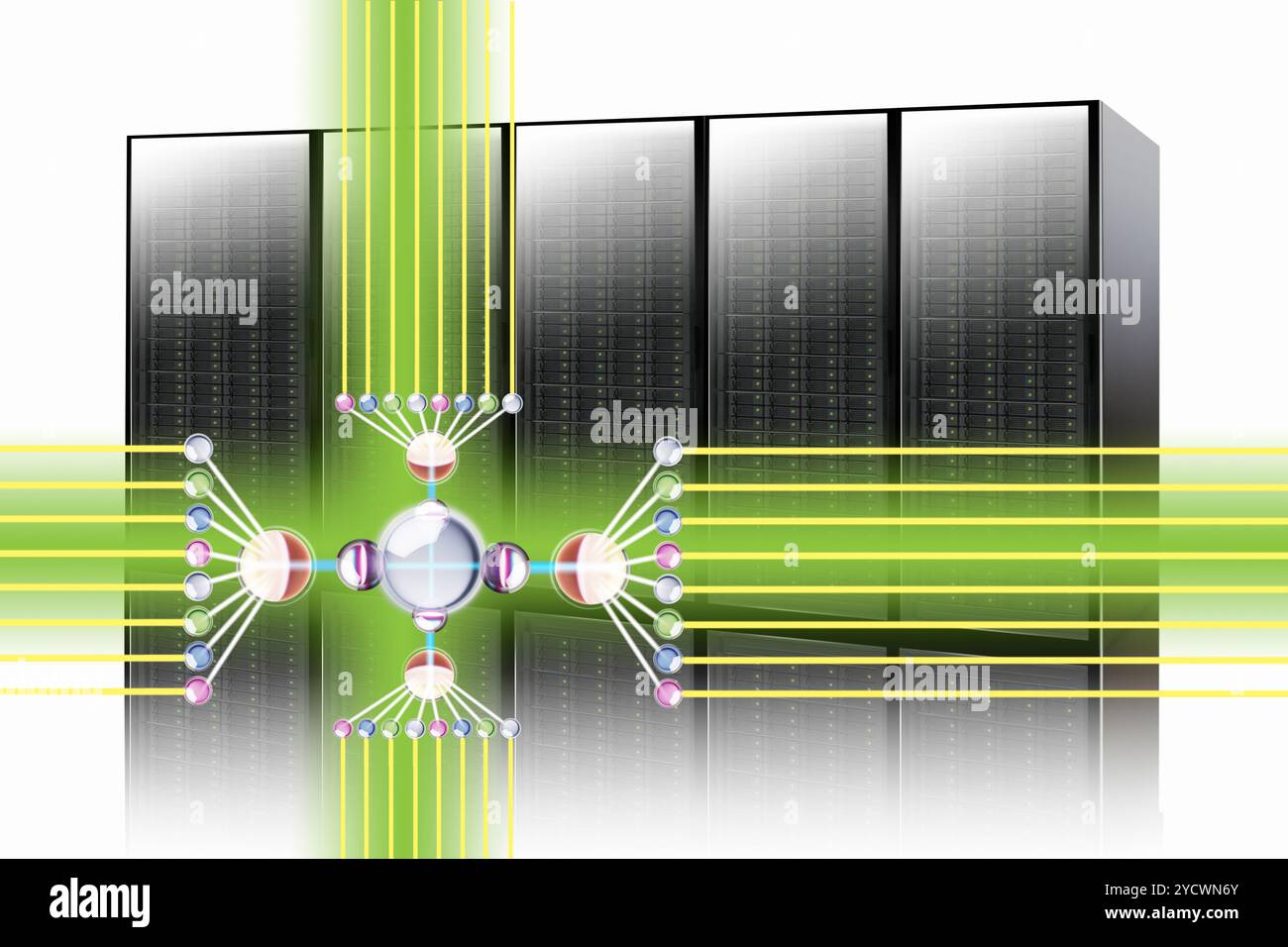 Data server technology Cut Out Stock Images & Pictures - Alamy