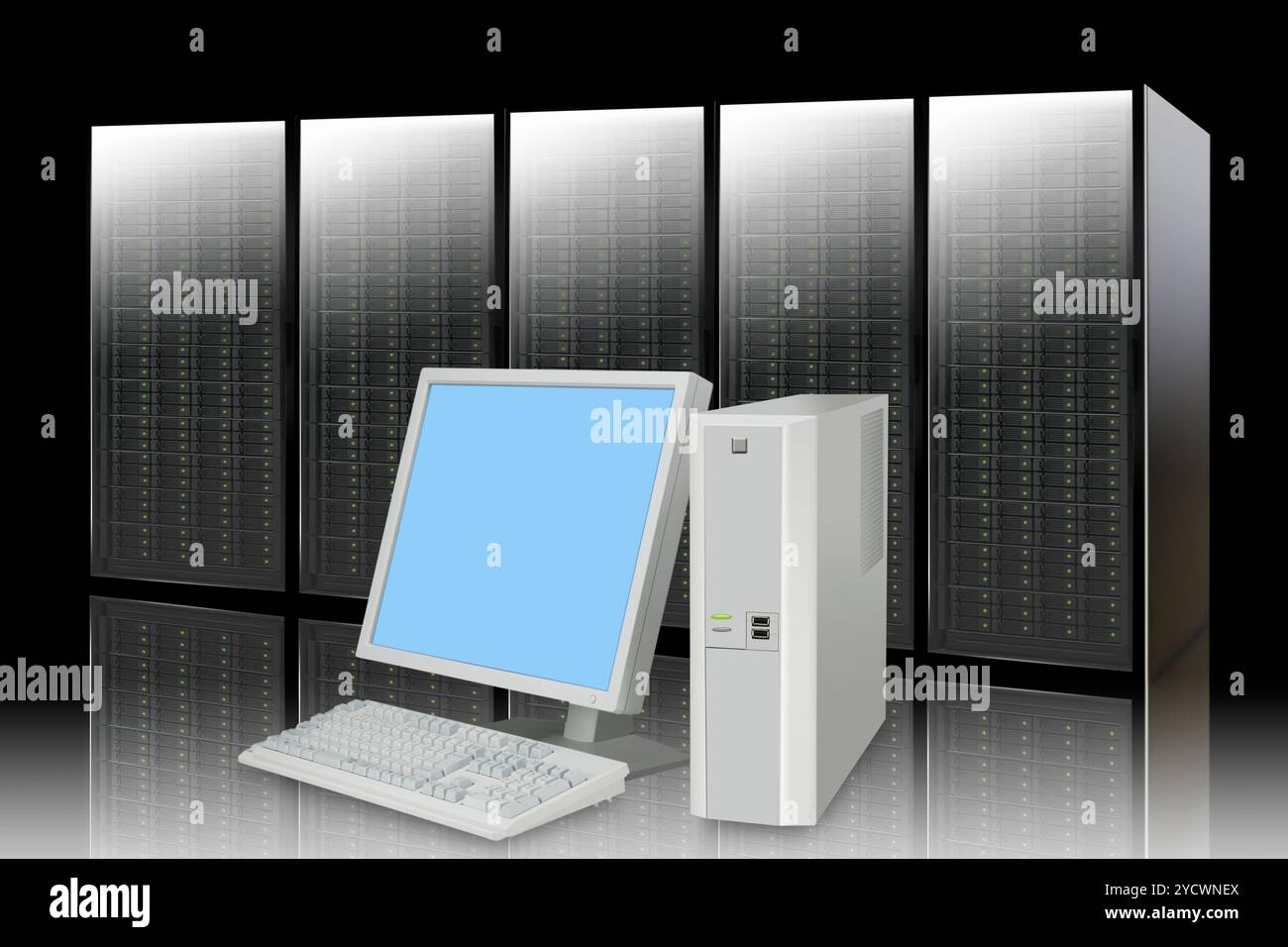 Computer server screen hi-res stock photography and images - Alamy