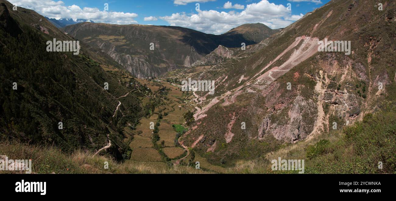 Andes Mountains hiking and trekking tracks, high altitude, rugged ...