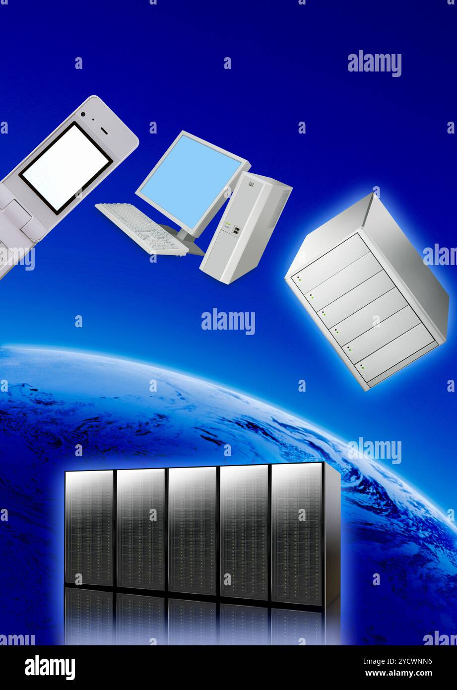 Server landscape hi-res stock photography and images - Alamy