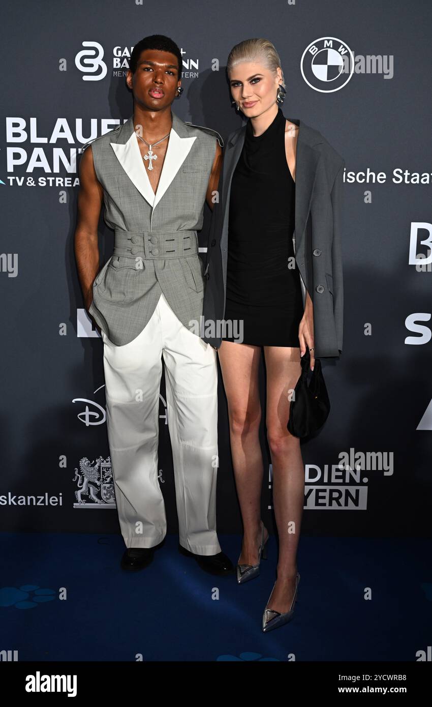 Munich, Germany. 23rd Oct, 2024. Models Jermaine Kokoú Kothé and Lea ...