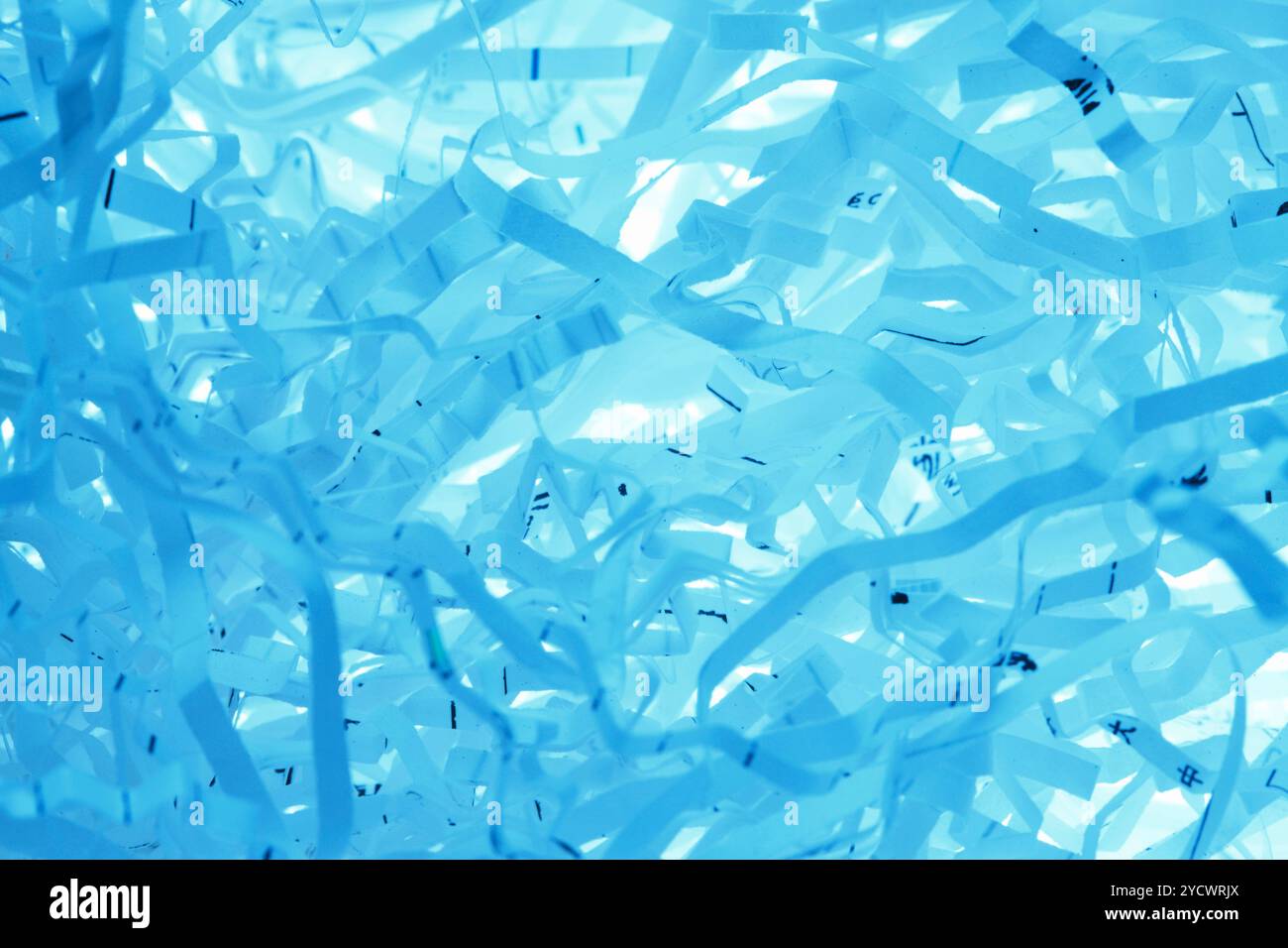 Shredded paper waste Stock Photo - Alamy