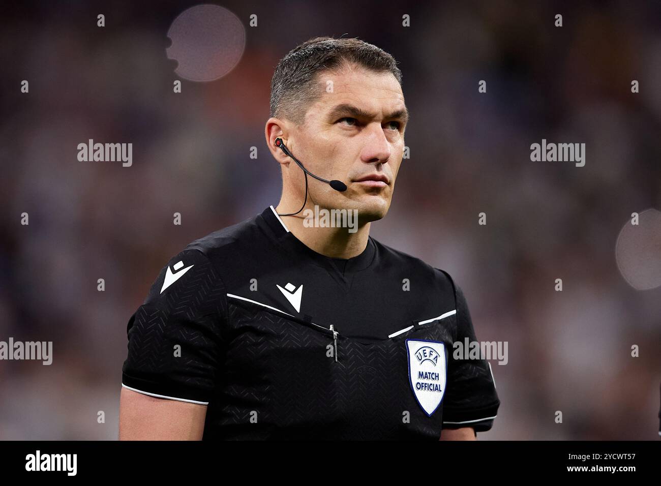 MADRID, SPAIN - OCTOBER 22: Referee Referee Istvan Kovacs during the ...