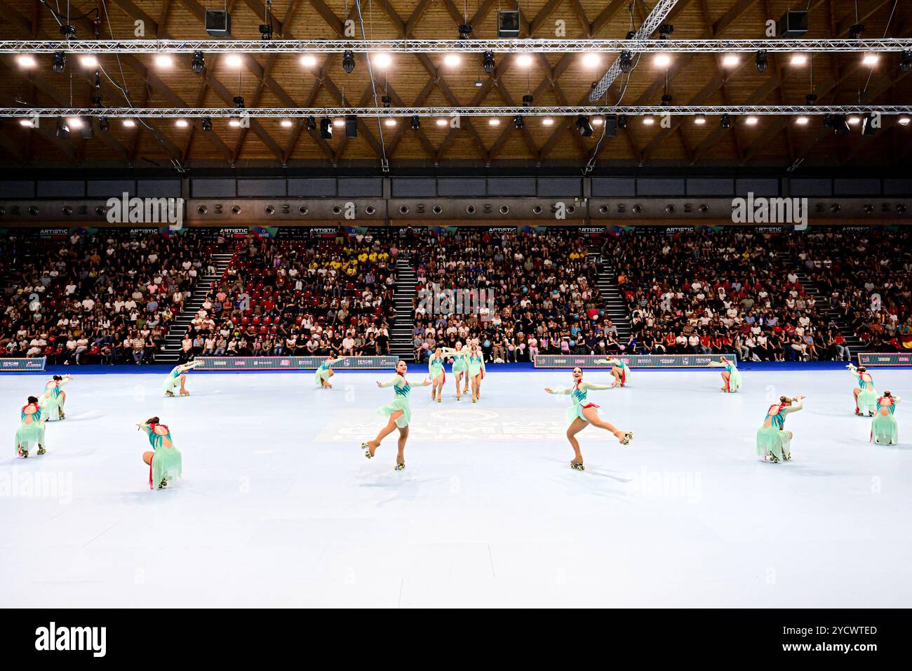 DREAM TEAM (GER), during Senior Precision, at the Artistic World Skate ...