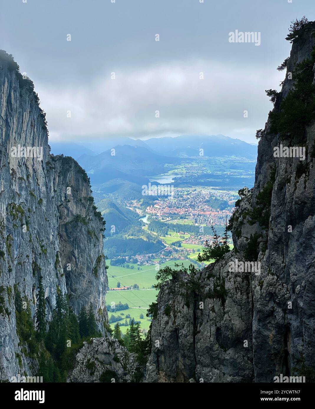 Scenic Allgäu from Tegelberg in Bavaria, Germany Stock Photo - Alamy