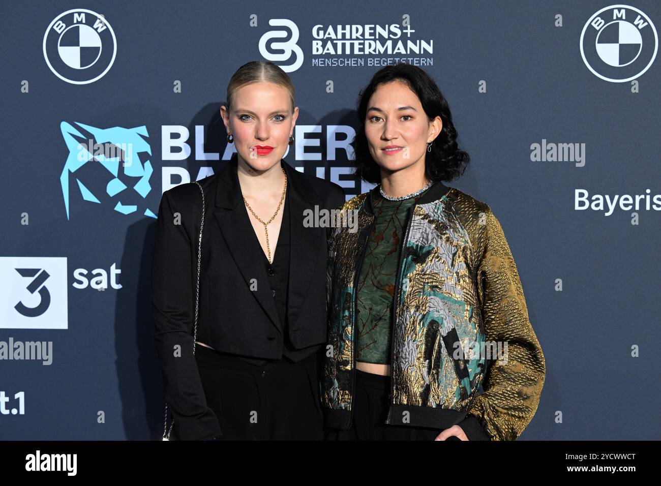Munich, Germany. 23rd Oct, 2024. Julia Brenc (l) and actress Agnes ...