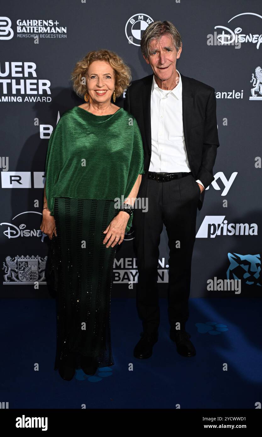 Munich, Germany. 23rd Oct, 2024. Actress Michaela May and her husband ...