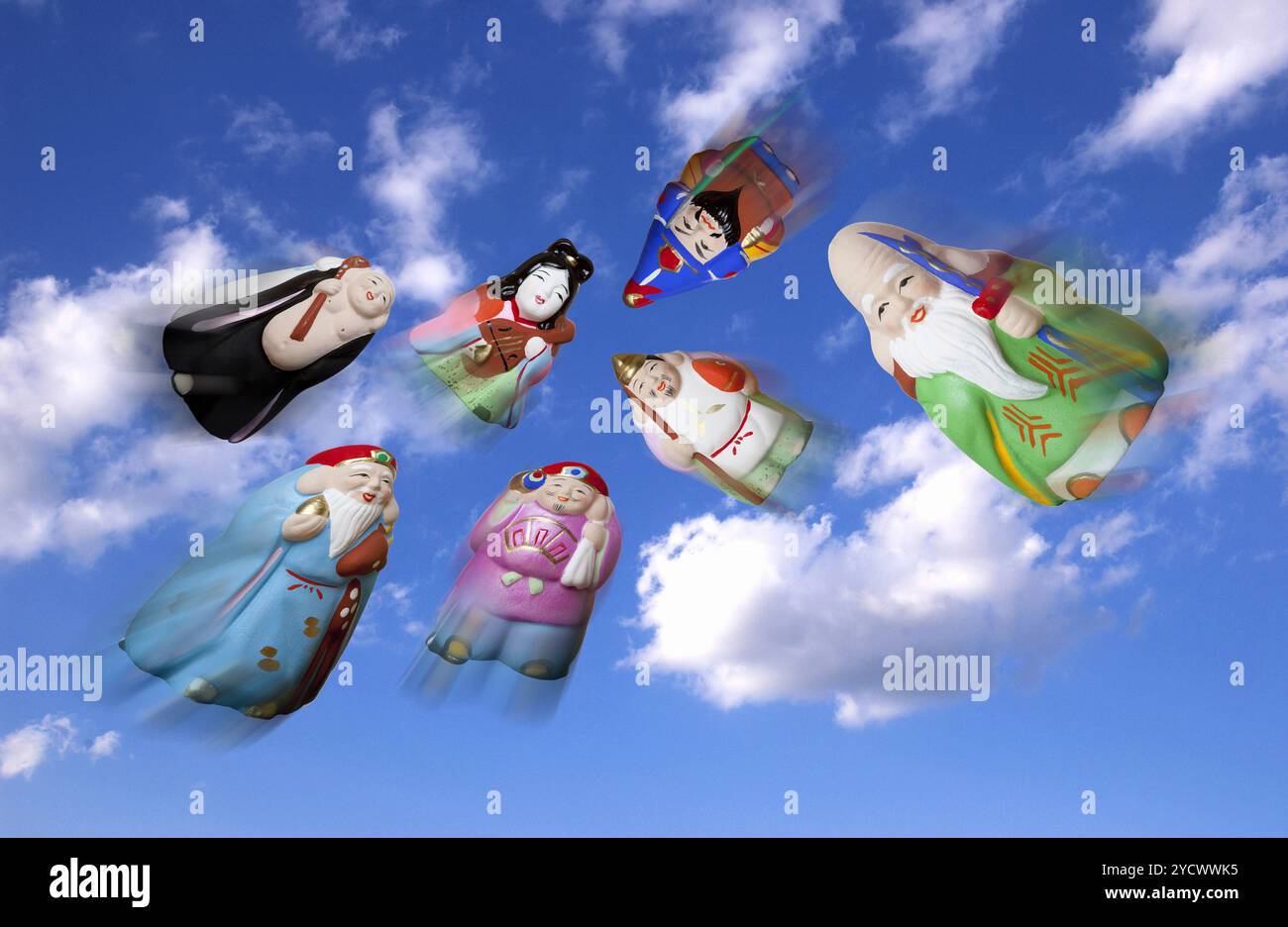 Seven gods good fortune japanese hi-res stock photography and images ...