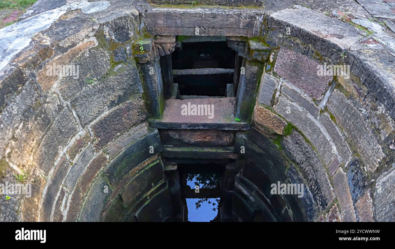 View of Lateri Vav, a 15th-century ancient monument, Vadnagar, Mehsana ...