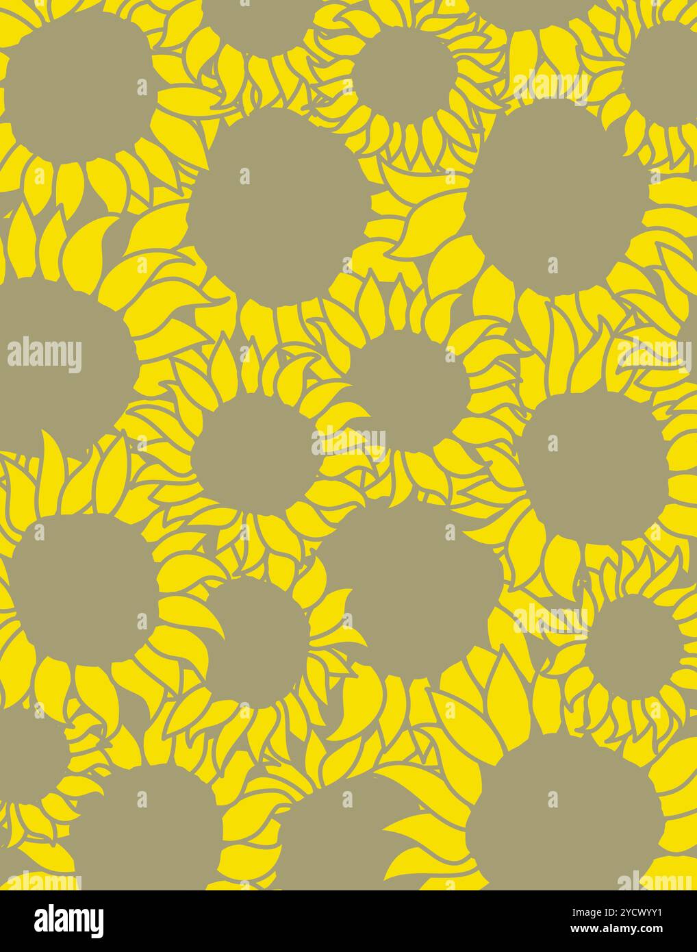 Pattern sunflower hi-res stock photography and images - Alamy