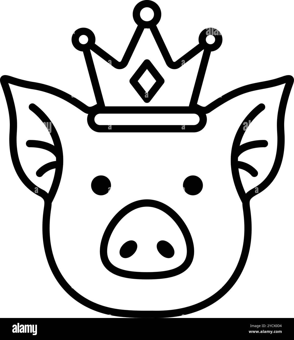 Crown and white boar hi-res stock photography and images - Alamy