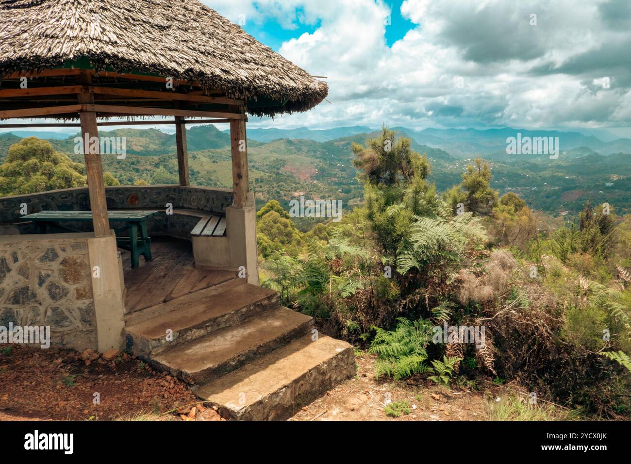 A cabin at a campsite at Magamba Nature Forest Reserves in Usambara ...