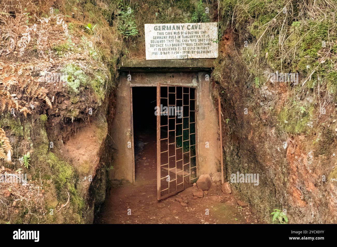 German cave in the Usambara Mountains in Lushoto, Tanzania Stock Photo ...