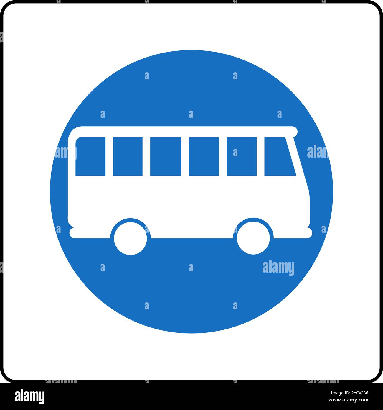 Road reserved for buses, Informational signs, Road signs in Austria ...