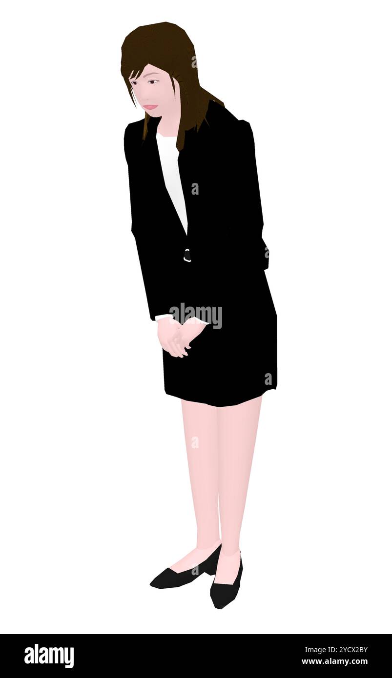 Bowing illustrations hi-res stock photography and images - Alamy