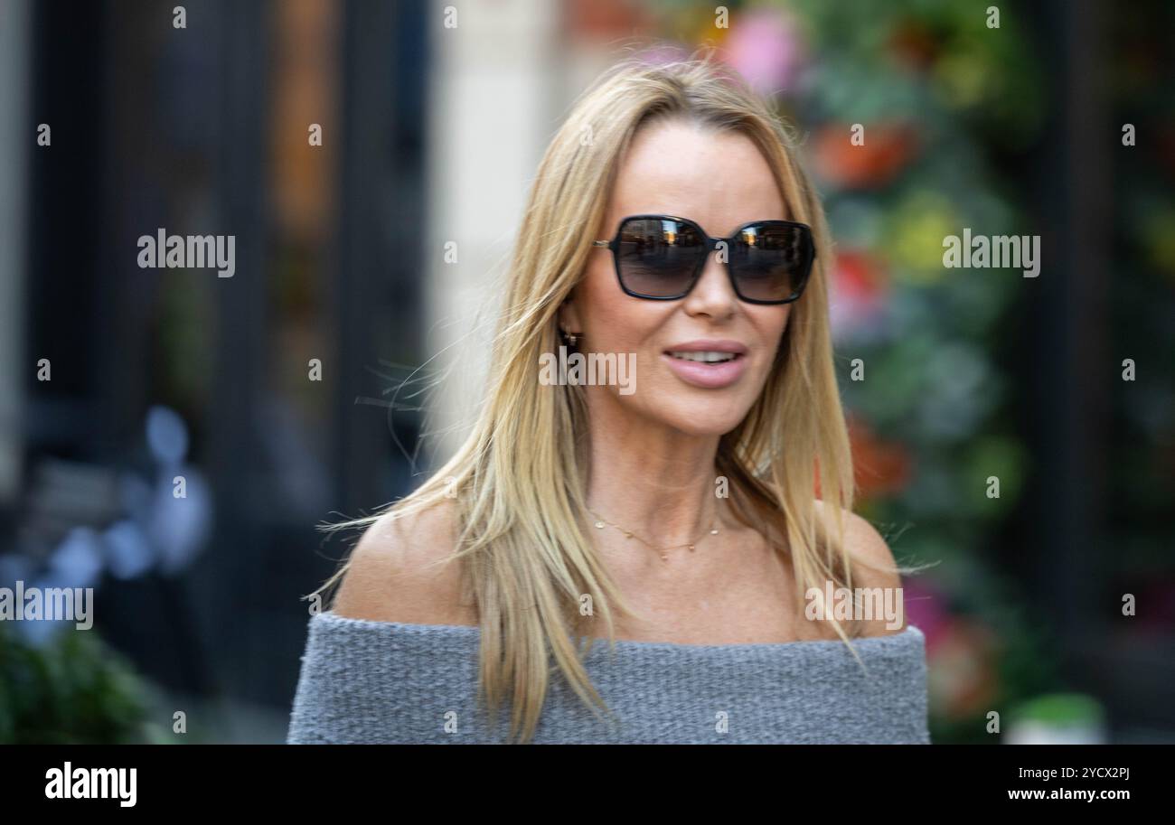 London, UK. 24th Oct, 2024. Celebrity radio presenters outside Global ...
