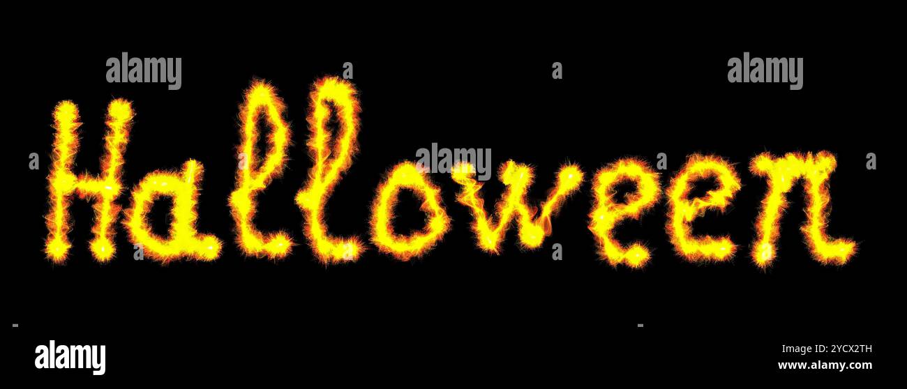 Glowing neon Halloween word over black background Stock Photo - Alamy Glowing neon Halloween word over black background Stock Photo - Alamy