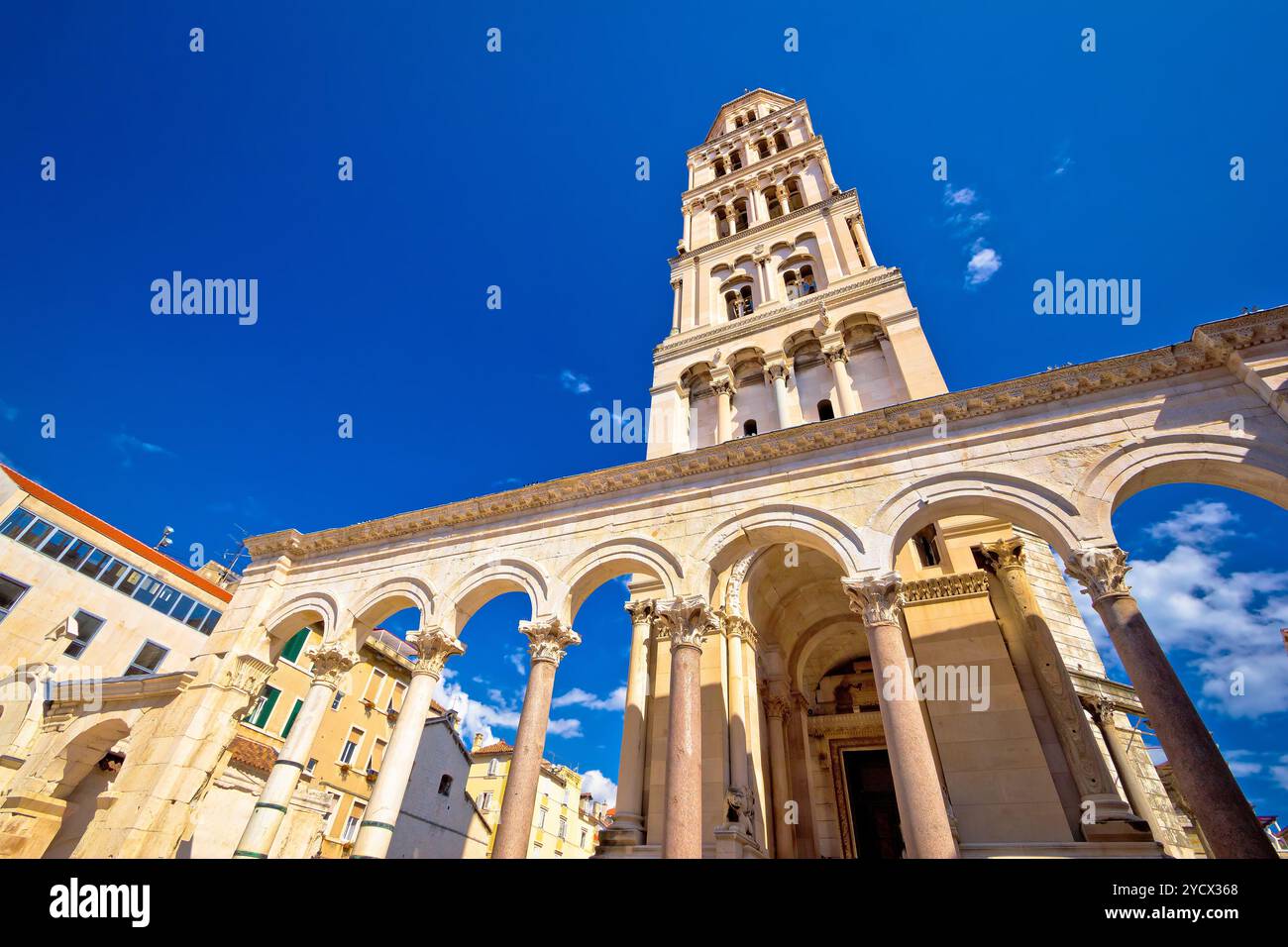 Diocletian palace UNESCO world heritage site in Split Stock Photo - Alamy