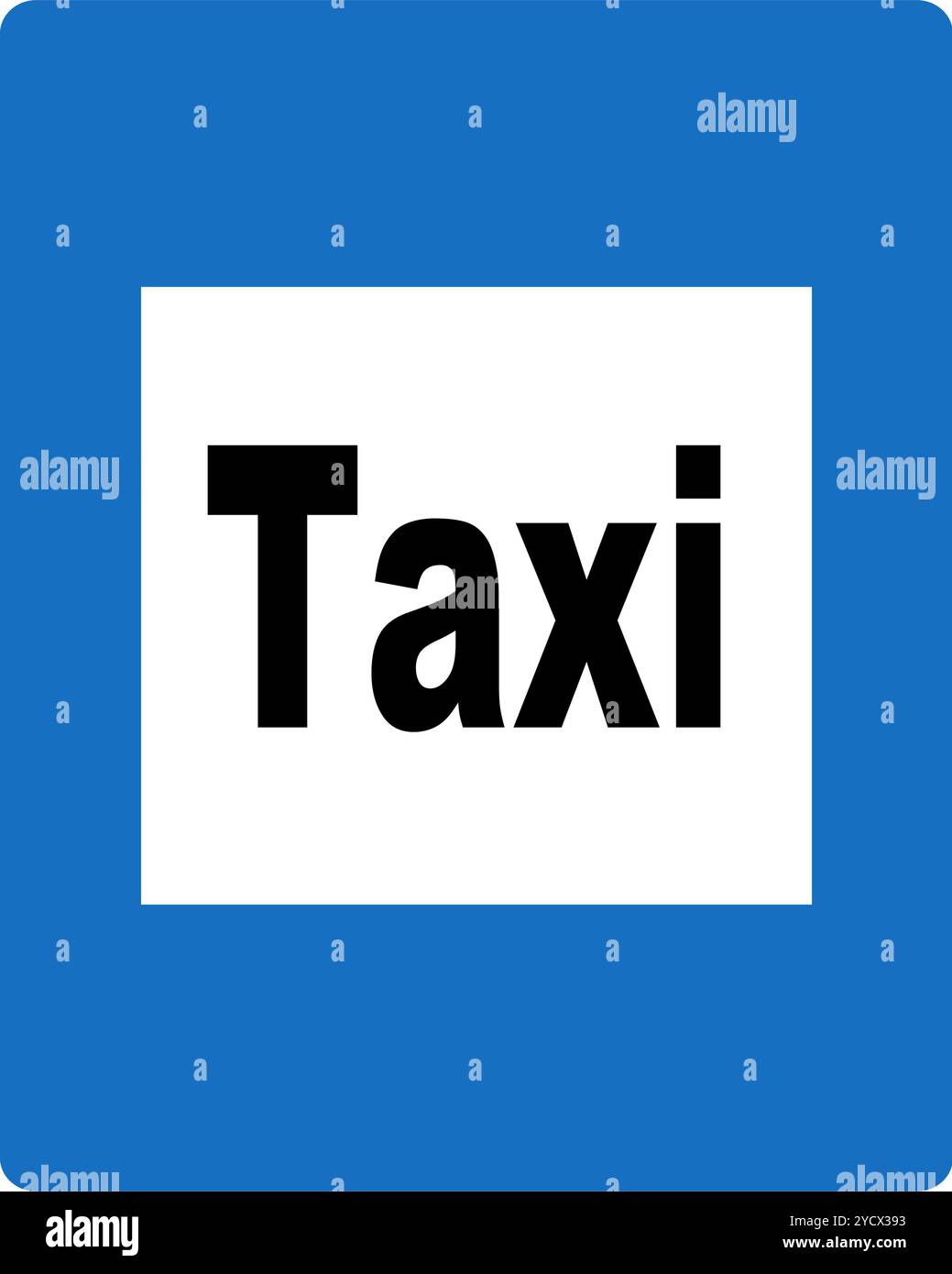 Taxi stand, Informational signs, Road signs in Austria (German ...