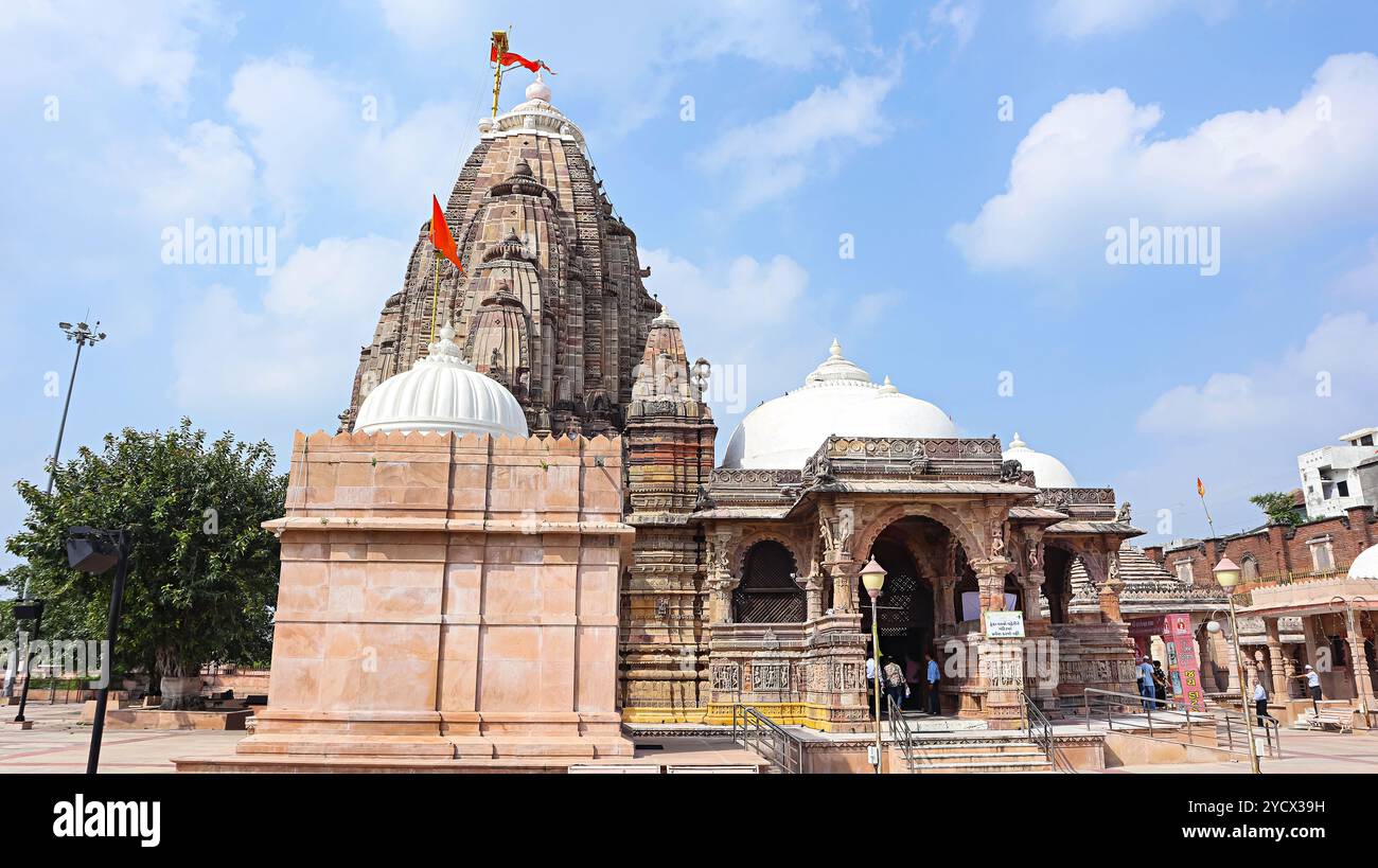 Wide view of Hatkeshwar Temple, Vadnagar, Mehsana, Gujarat, India Stock ...