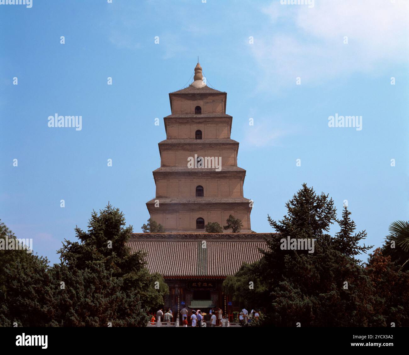Great Wild Goose Pagoda Stock Photo - Alamy