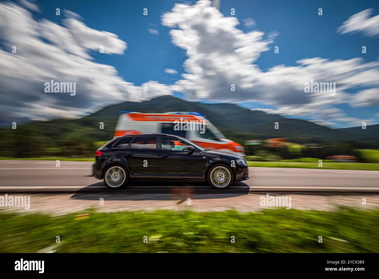 Car high speed gives hi-res stock photography and images - Alamy