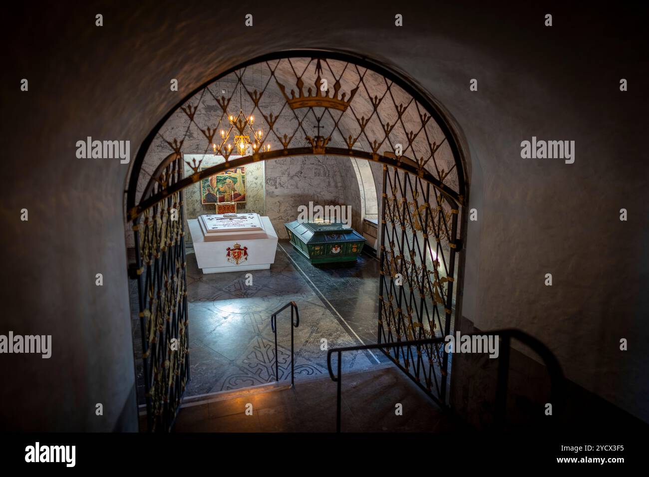 Oslo 20241015. Norwegian King Haakon and Queen Maud are laid to rest in ...