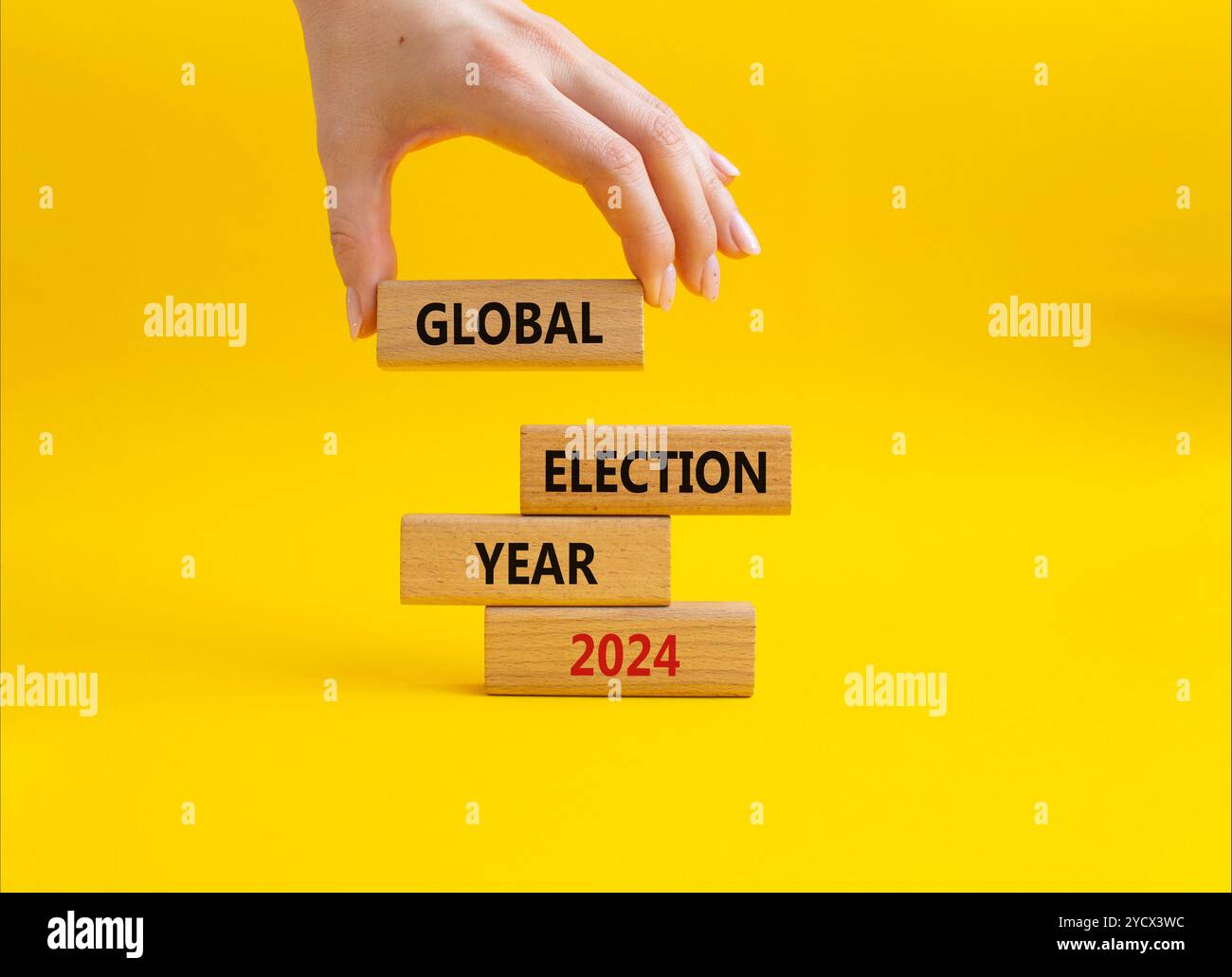 Global Election year 2024 symbol. Concept words Global Election year ...