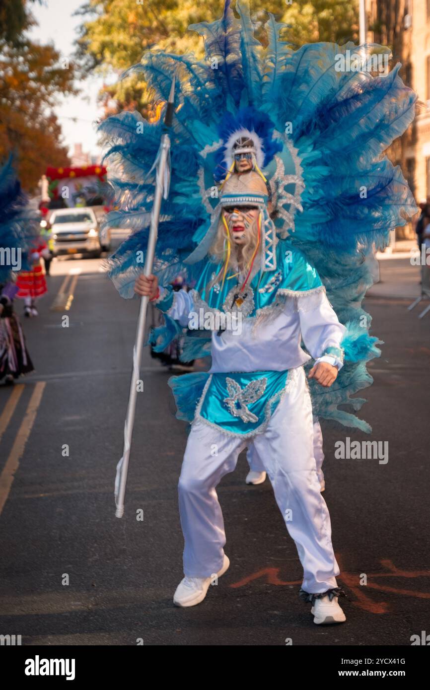 Dance from Centro Cultural Bolivia dance group in a costume with mask ...
