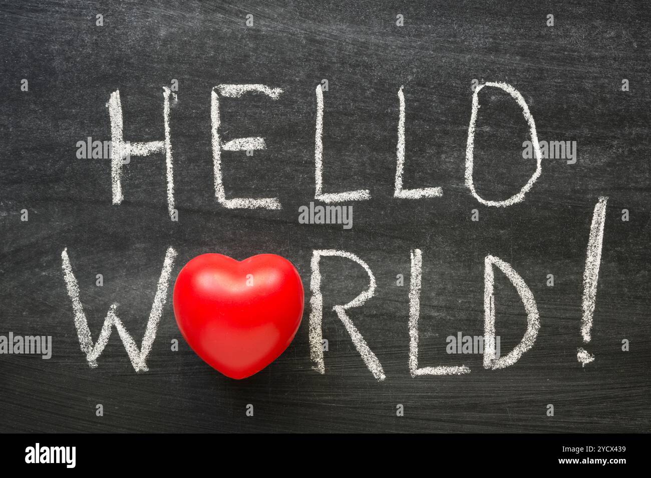 Red hello world hi-res stock photography and images - Alamy