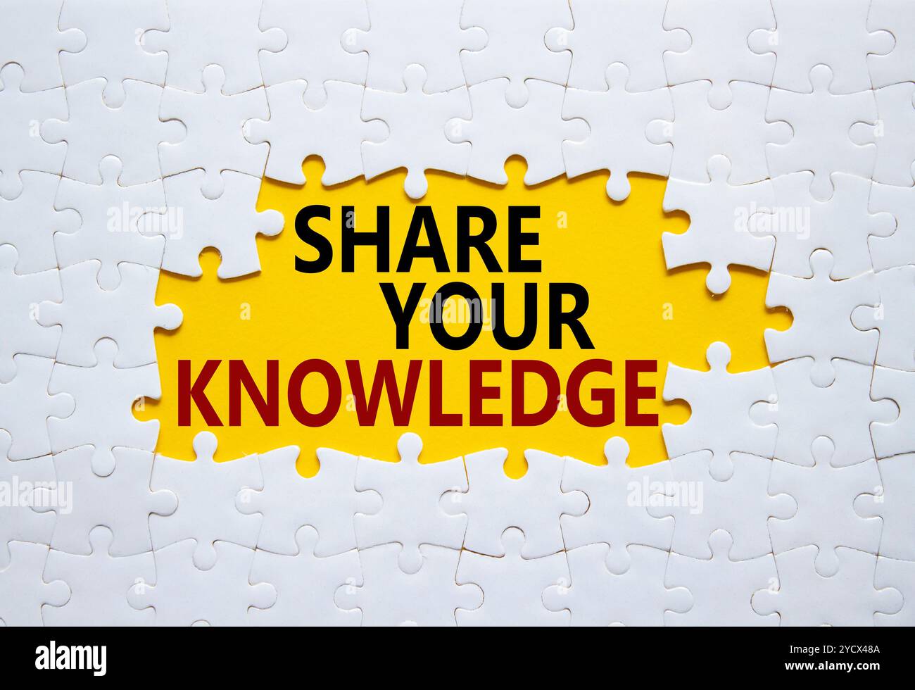 Share your knowledge symbol. Concept word Share your knowledge on white ...