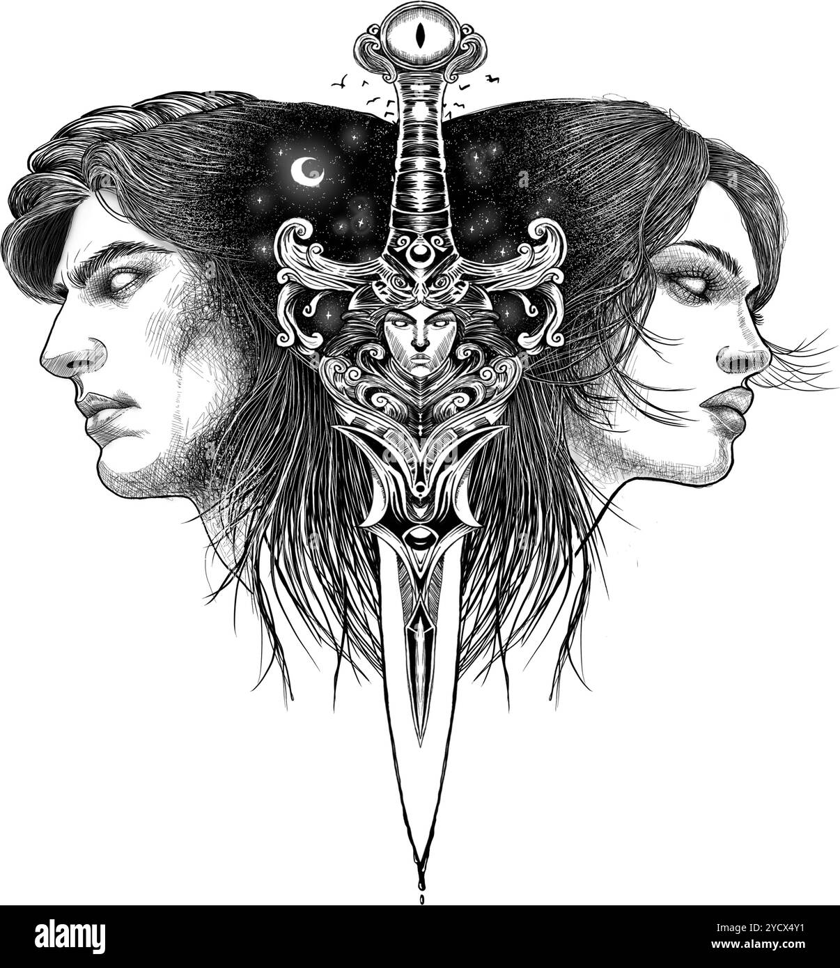 Love tattoo ink in Black and White Stock Photos & Images - Alamy