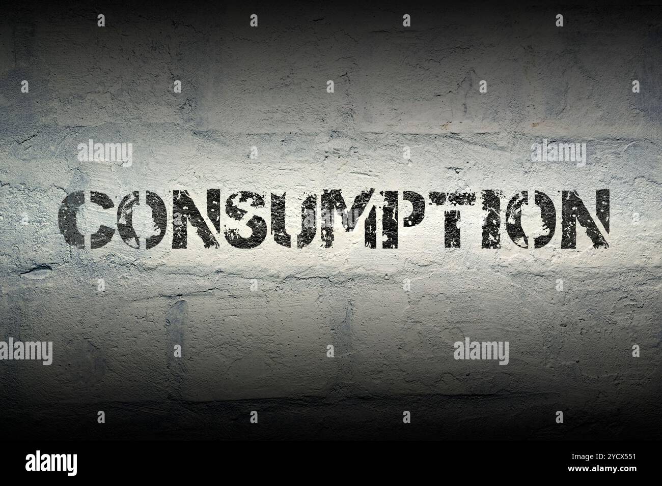 Consumption WORD GR Stock Photo - Alamy