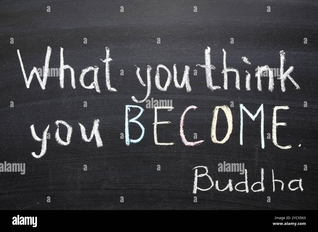 What you think you become hi-res stock photography and images - Alamy