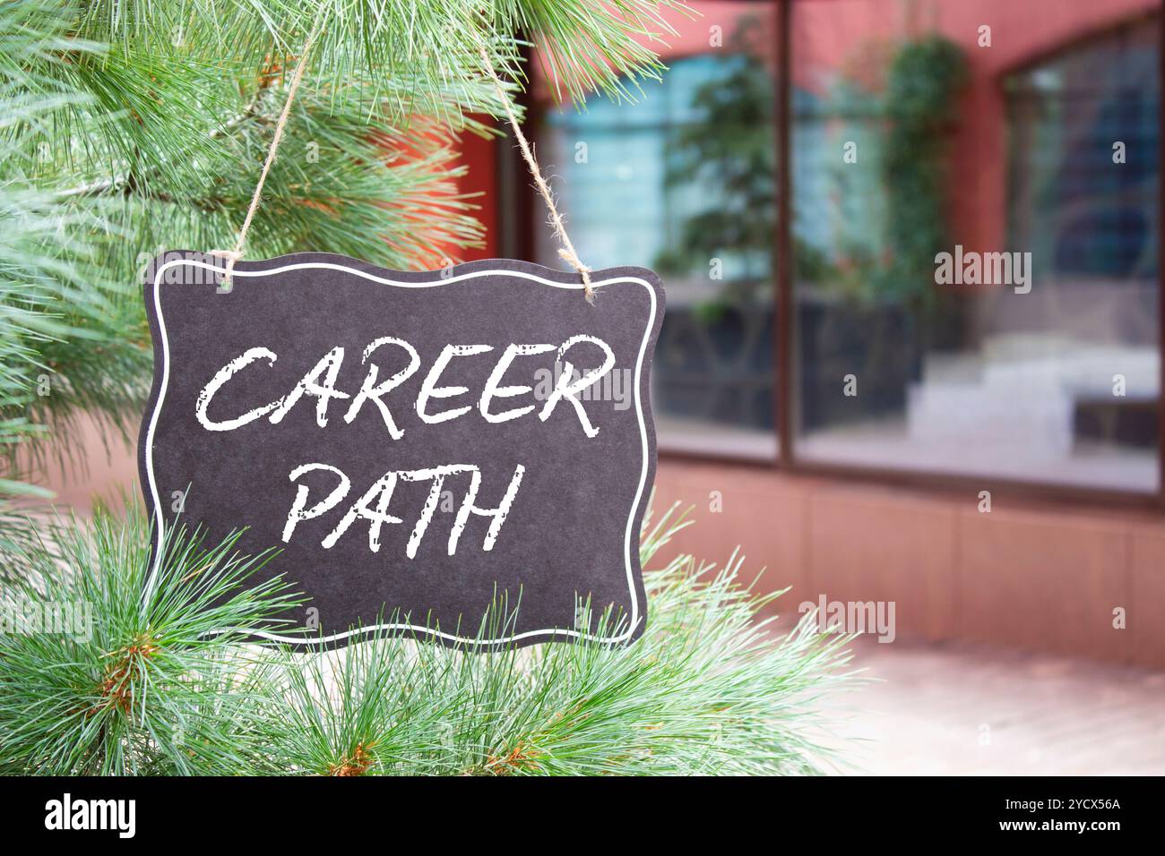 Career path symbol. Concept word Career path on chalk blackboard ...