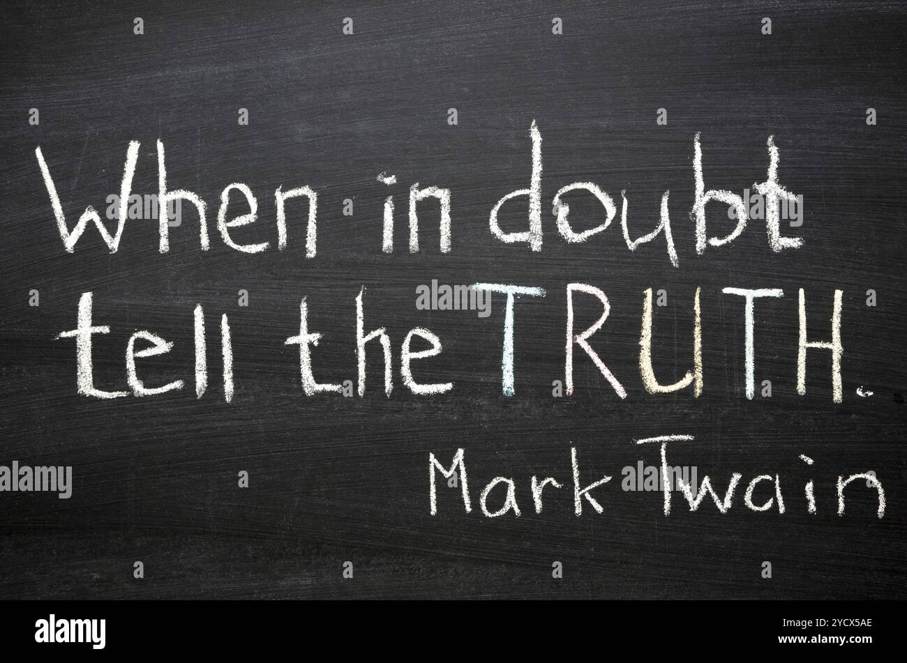 Tell the truth slogan hi-res stock photography and images - Alamy