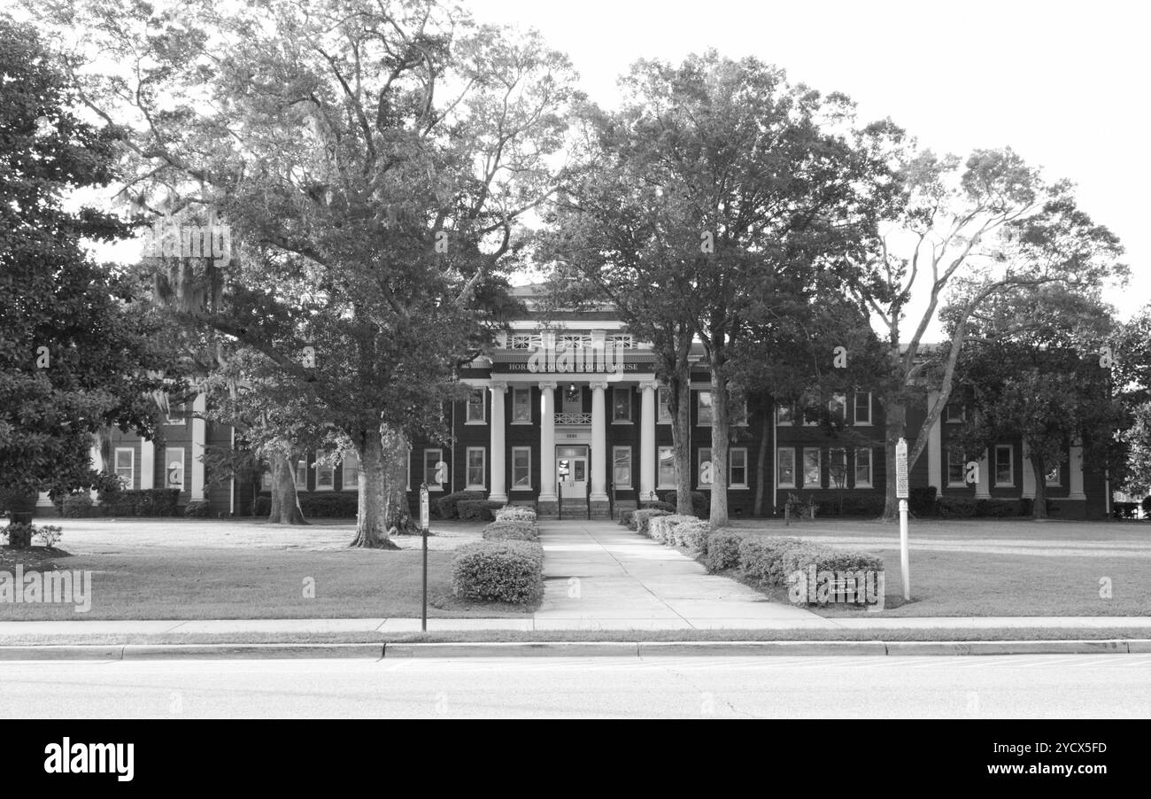 Exterior of the historic Horry County Courthouse in Conway, South ...