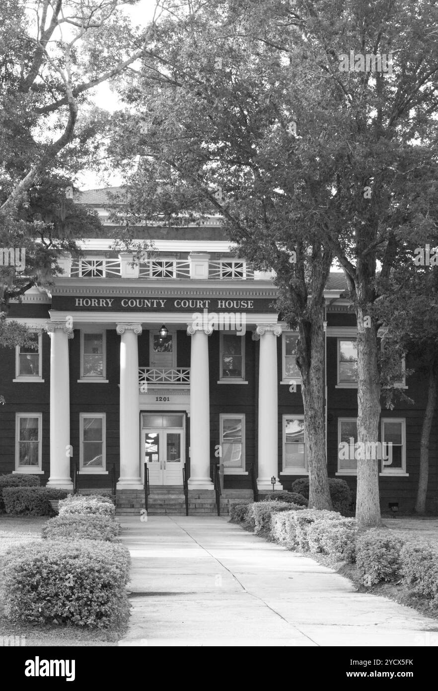 Historic Horry County Courthouse exterior in Conway, South Carolina ...