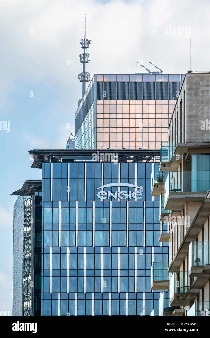 The Electrabel Engie office building in the North business district in ...