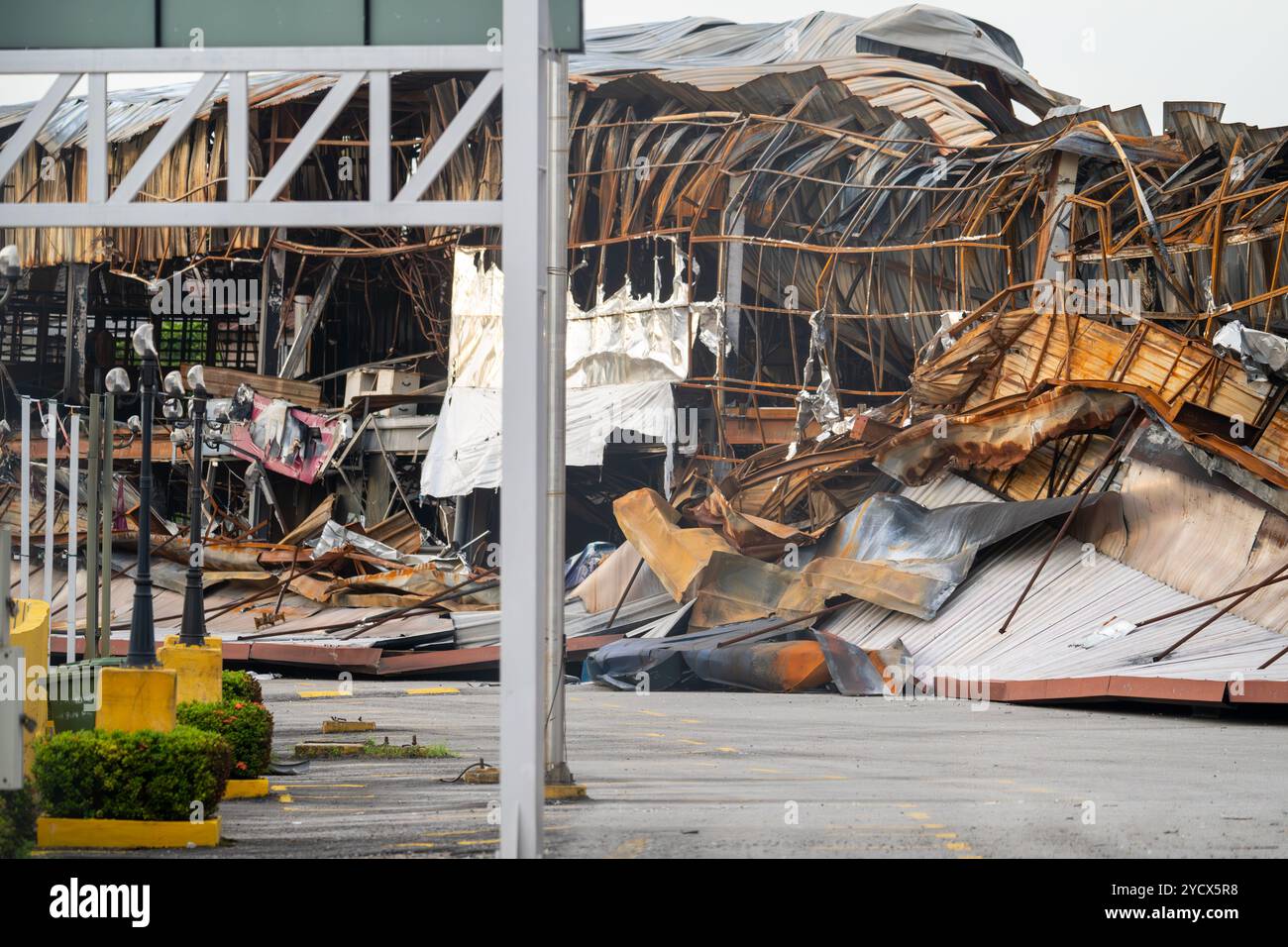 Images captures the devastating aftermath of a fire that ripped through ...