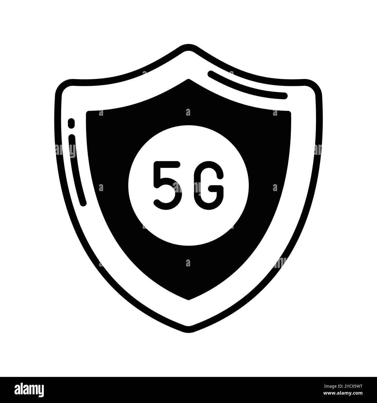 Carefully designed 5G network icon in trendy style, 5G technology ...