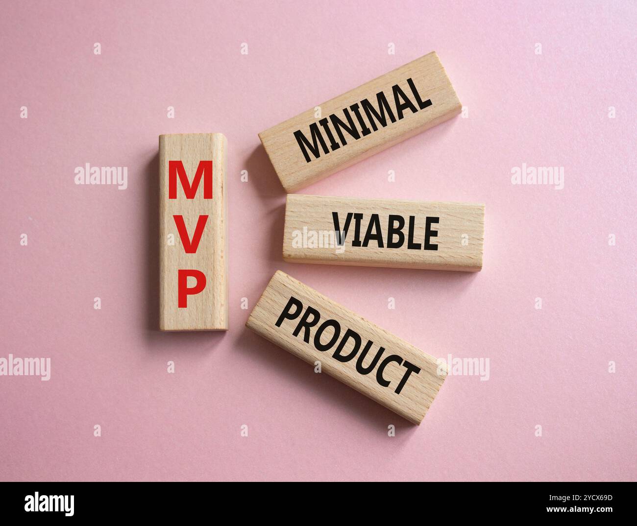 MVP - Most Valuable Player symbol. Wooden cubes with words MVP ...