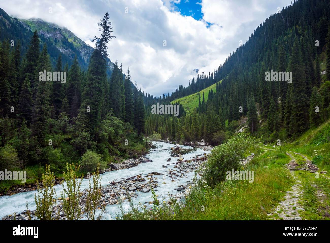 River in Karakol national park, Kyrgyzstan Stock Photo - Alamy
