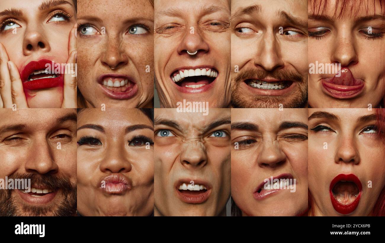 Dramatic facial expressions hi-res stock photography and images - Alamy